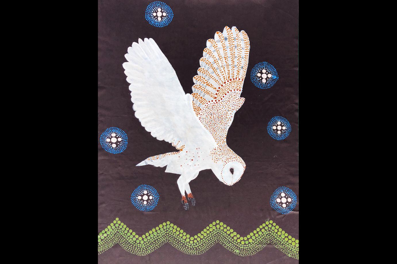 Aboriginal Art Animals Owl